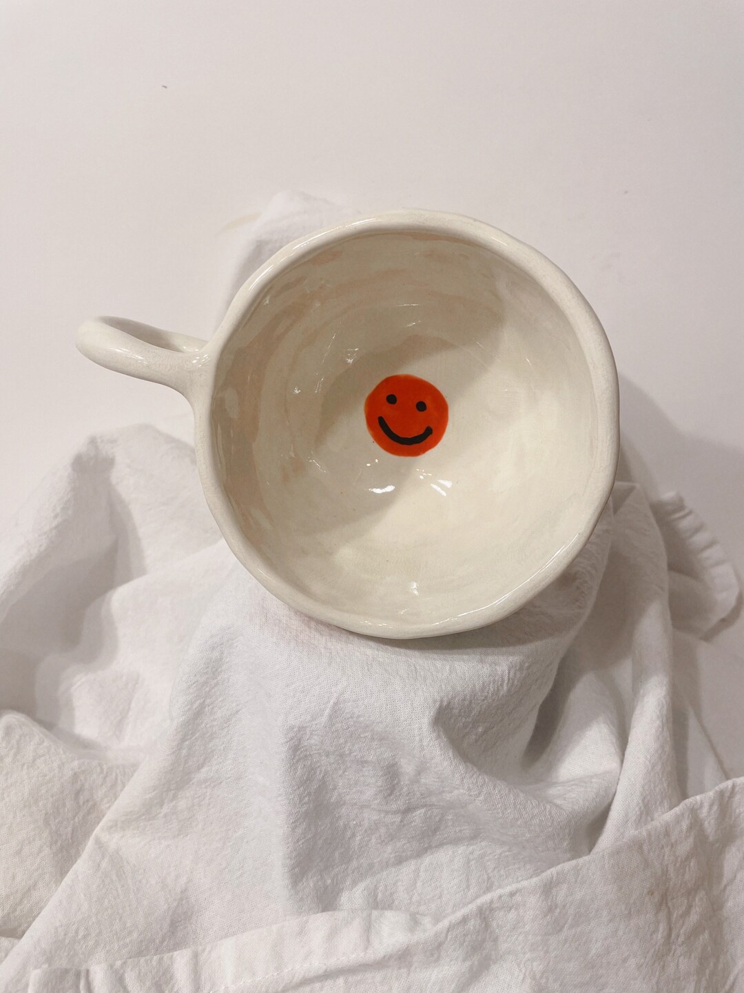 Smiley Face Mug Handmade Mug, Pottery, Ceramics, Handmade, Gifts ...