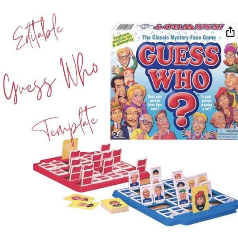 Custom Guess Who - Etsy