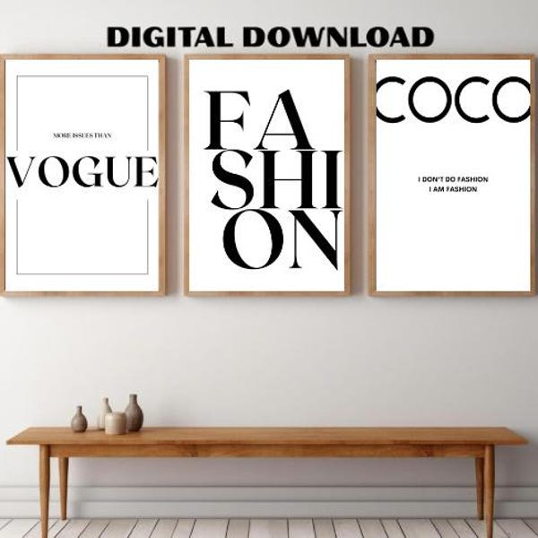 Vogue Decoration Set - Etsy