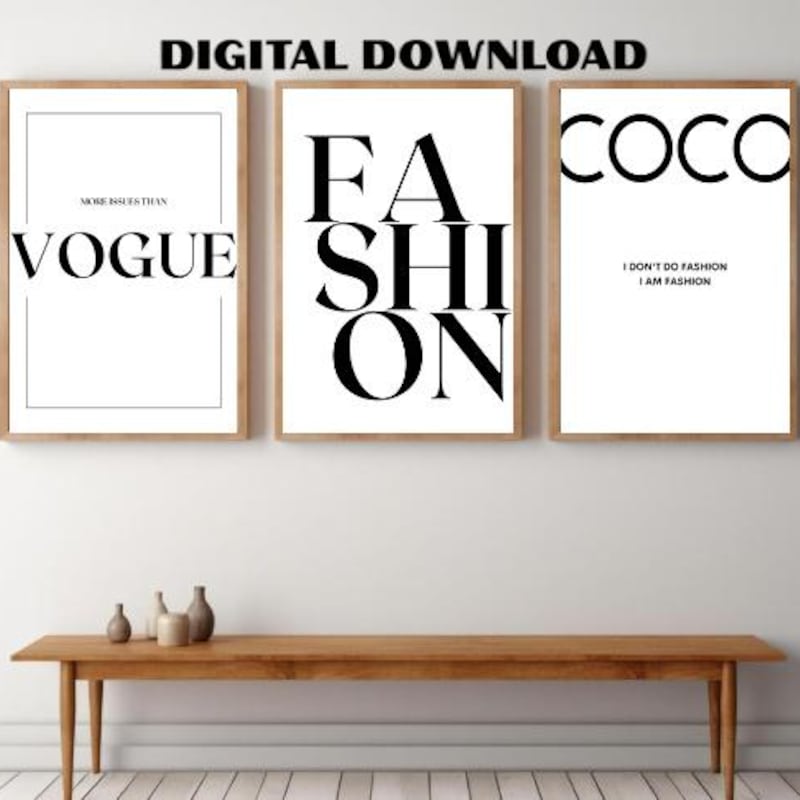 Vogue Decoration Set - Etsy