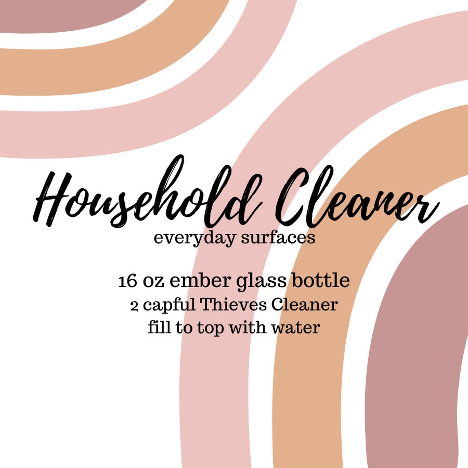 Printable Thieves Cleaning Labels, Rainbow, Printable Label, Digital ...