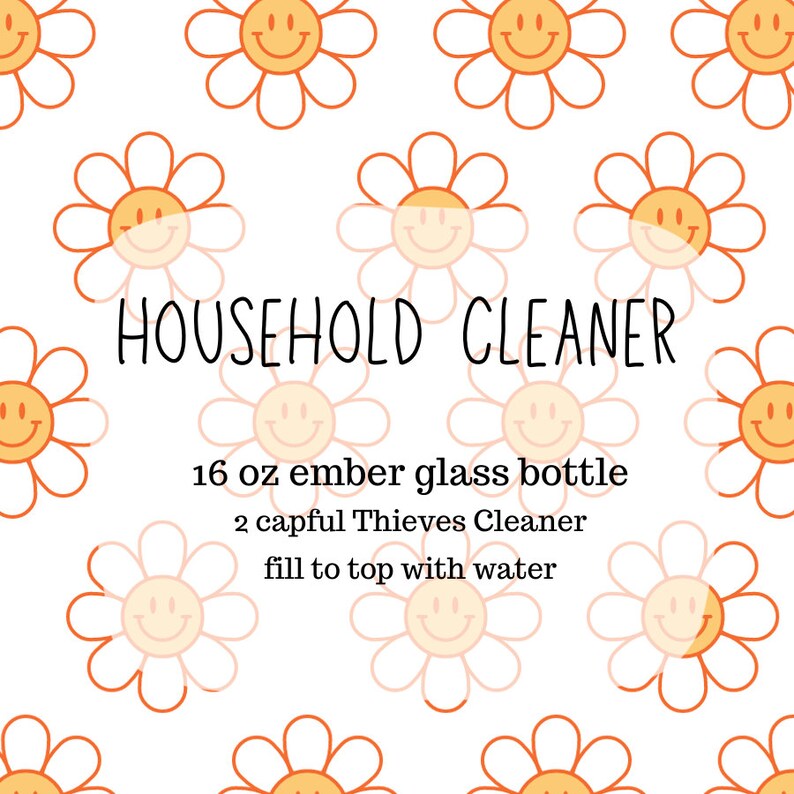 Printable Thieves Cleaning Labels, Printable All Purpose Cleaner Label ...