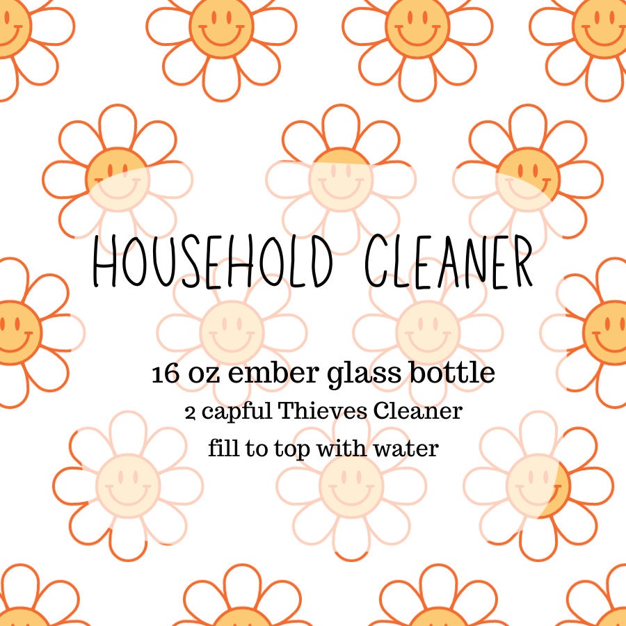 Printable Thieves Cleaning Labels Printable All Purpose - Etsy