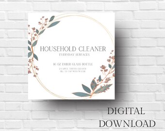 Printable Thieves Cleaning Labels Printable Glass Cleaner - Etsy