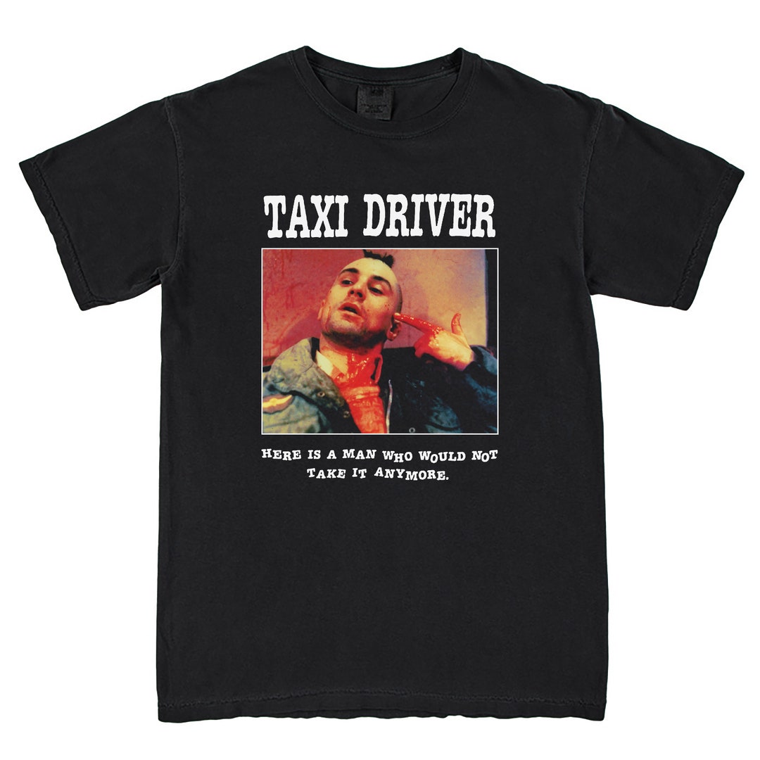 New Rare Taxi Driver Here is A Man Retro Unisex T-shirt Vintage Style ...