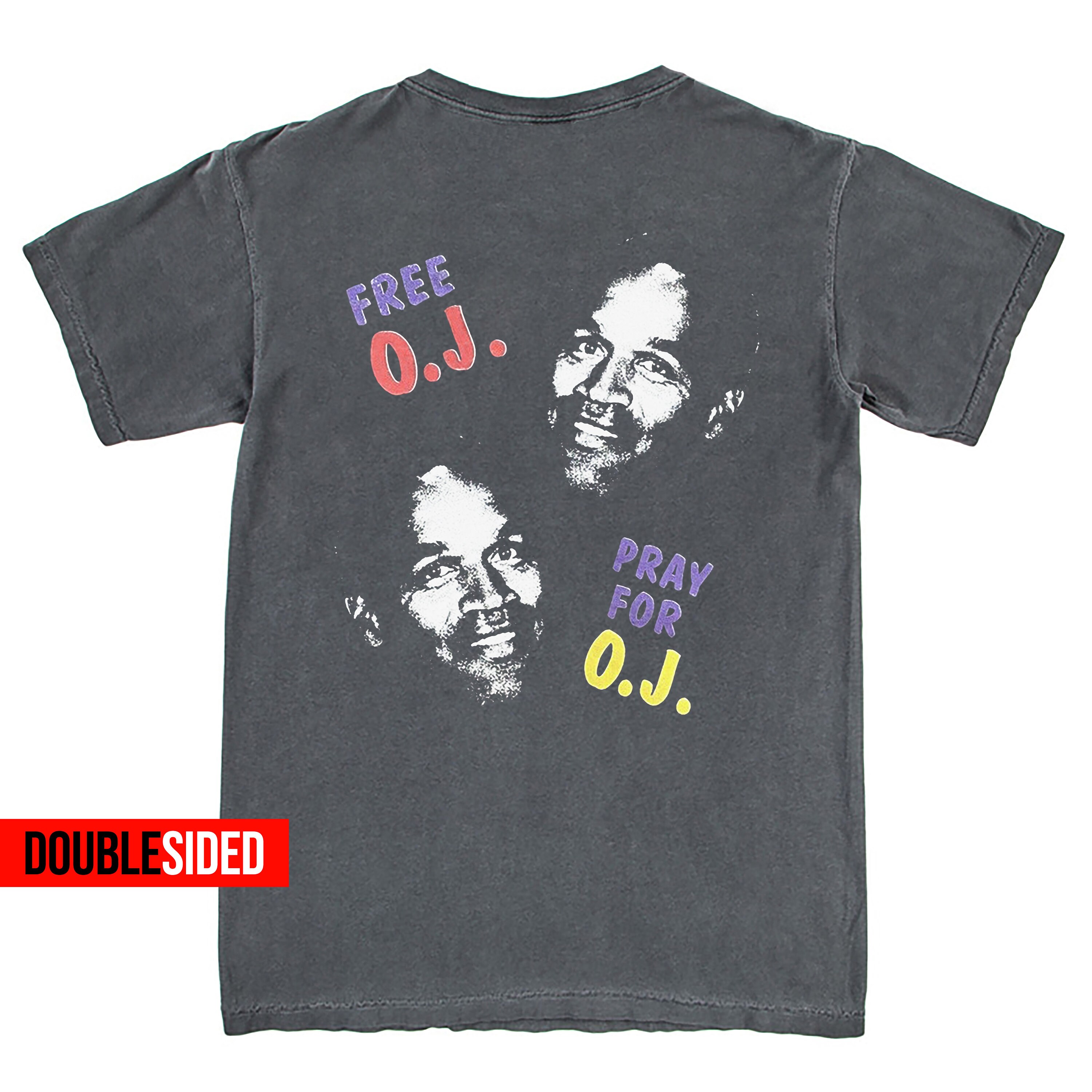 New Rare OJ Simpson Not Guilty Retro Unisex T-shirt Doublesided Vintage ...