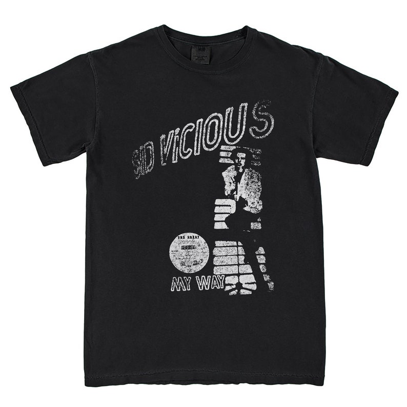 New Rare Sid Vicious My Way Punk Rock Retro Unisex T-shirt Vintage Style - Etsy