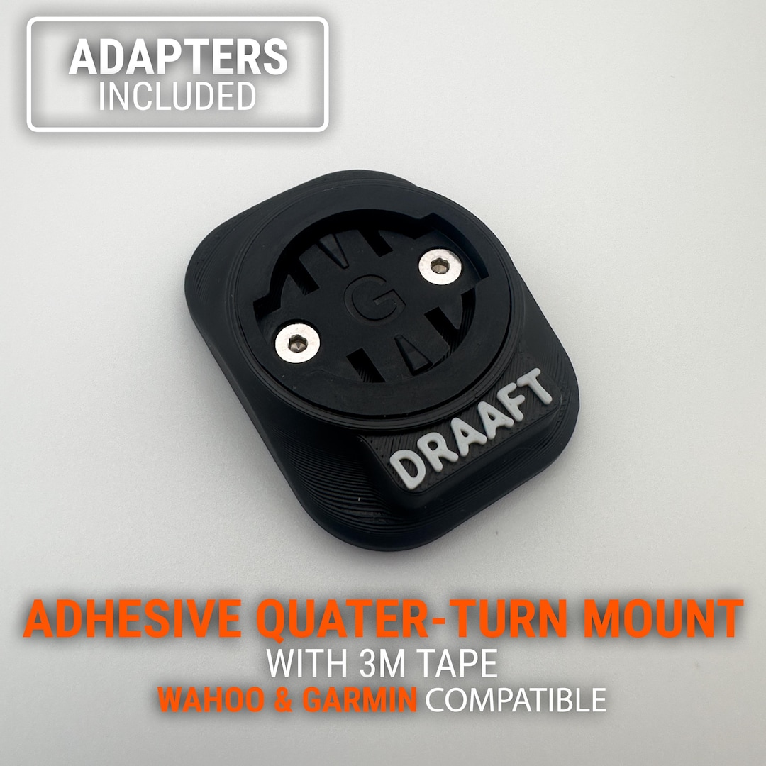 Adhesive Quarter-turn Bike Mount - Universal Garmin & Wahoo Trackr ...