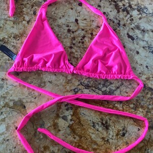 Hot Pink Bikini SET - Etsy