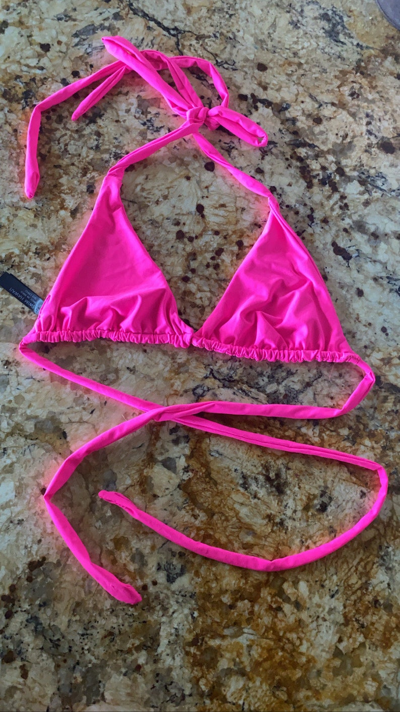 Hot Pink Bikini SET - Etsy