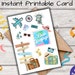Bon Voyage Printable Greeting Card, Instant Downloads, Travel Designs ...