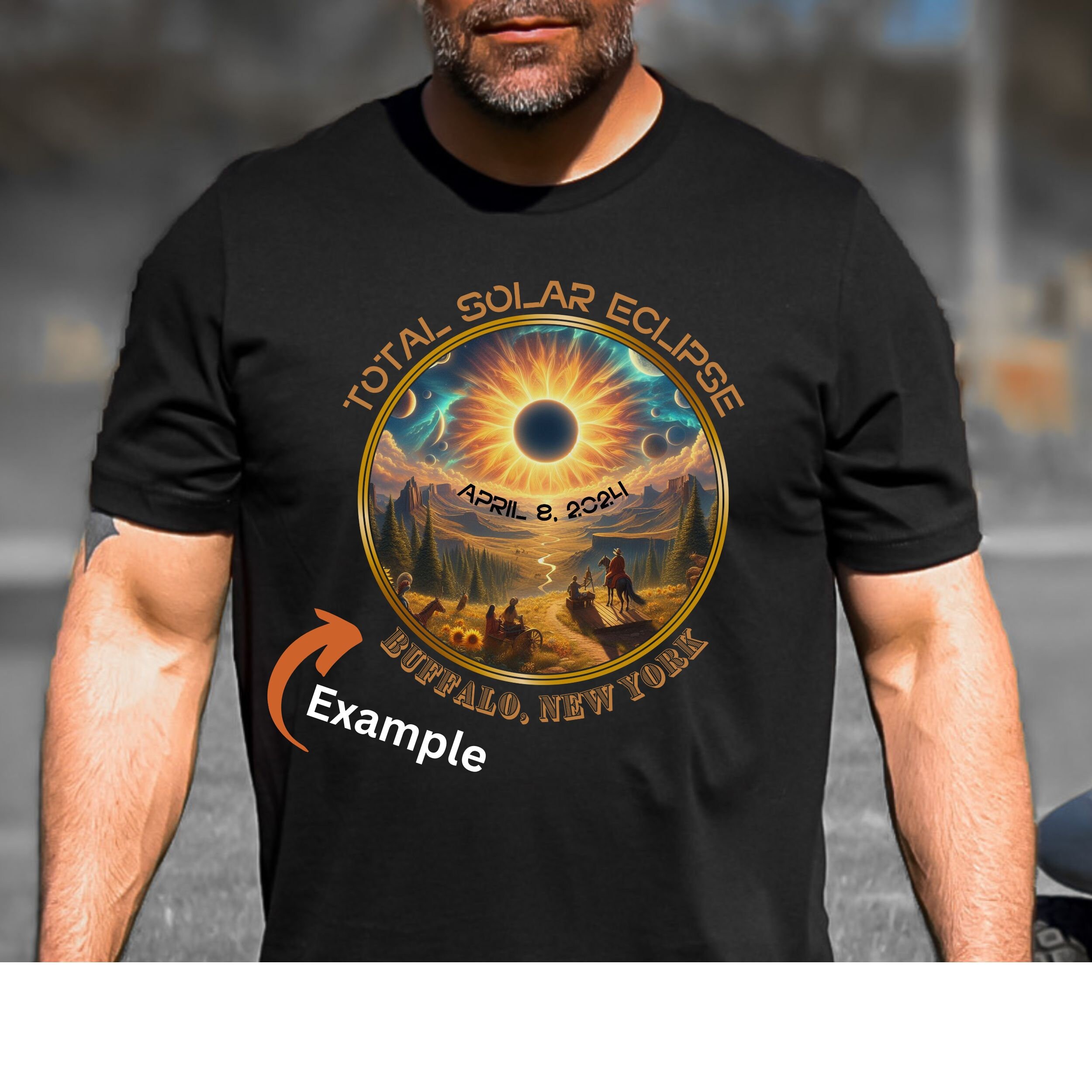 Custom Personalized Total Solar Eclipse T Shirt Gift for Men Women ...