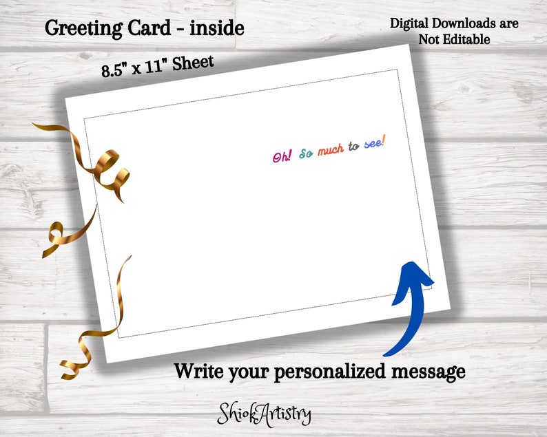 Bon Voyage Printable Greeting Card, Instant Downloads, Travel Designs ...