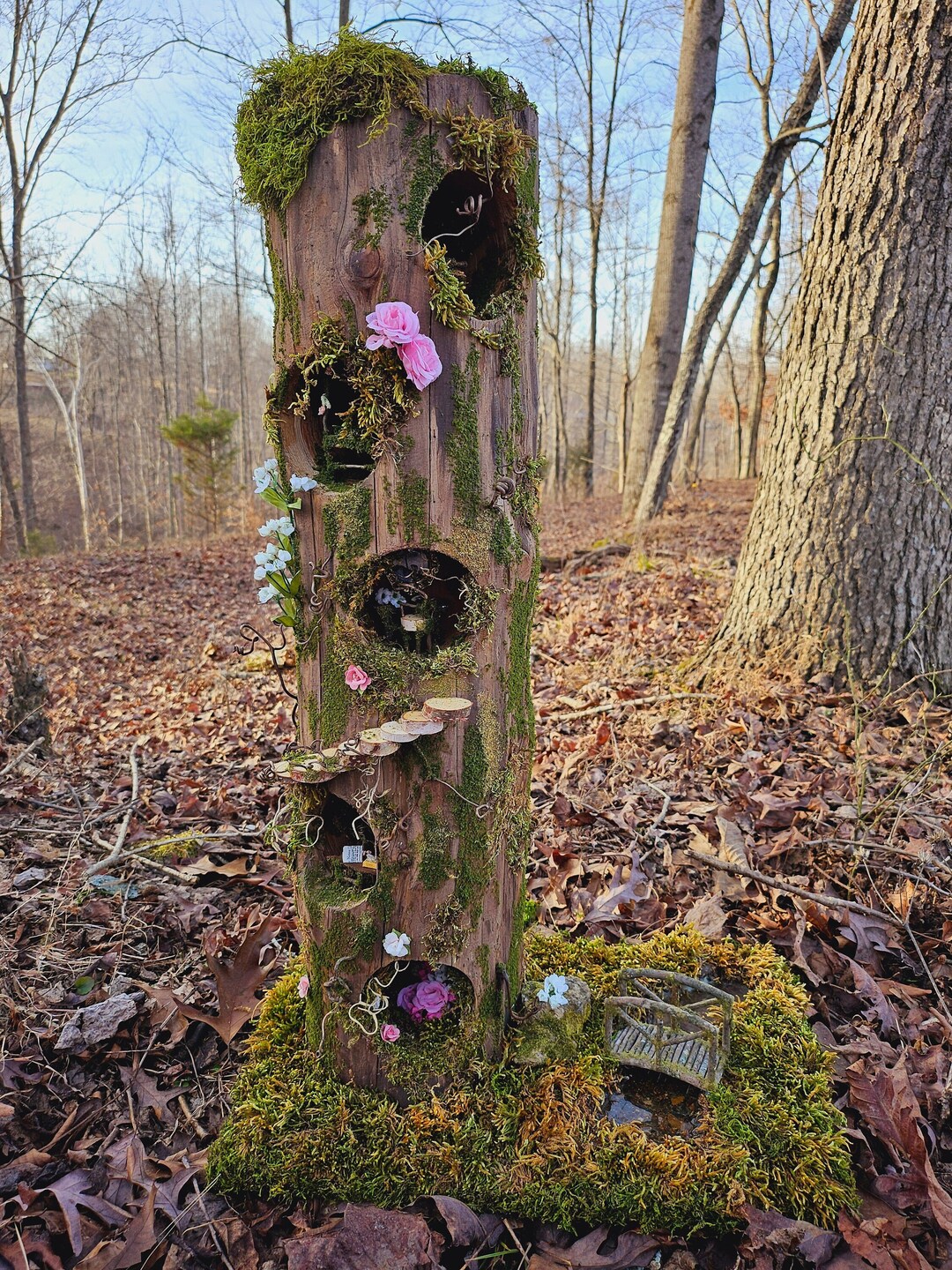 Handmade Fairy Tower ~ Fairy House, Fairy Garden, Fairy Core, Fairy ...