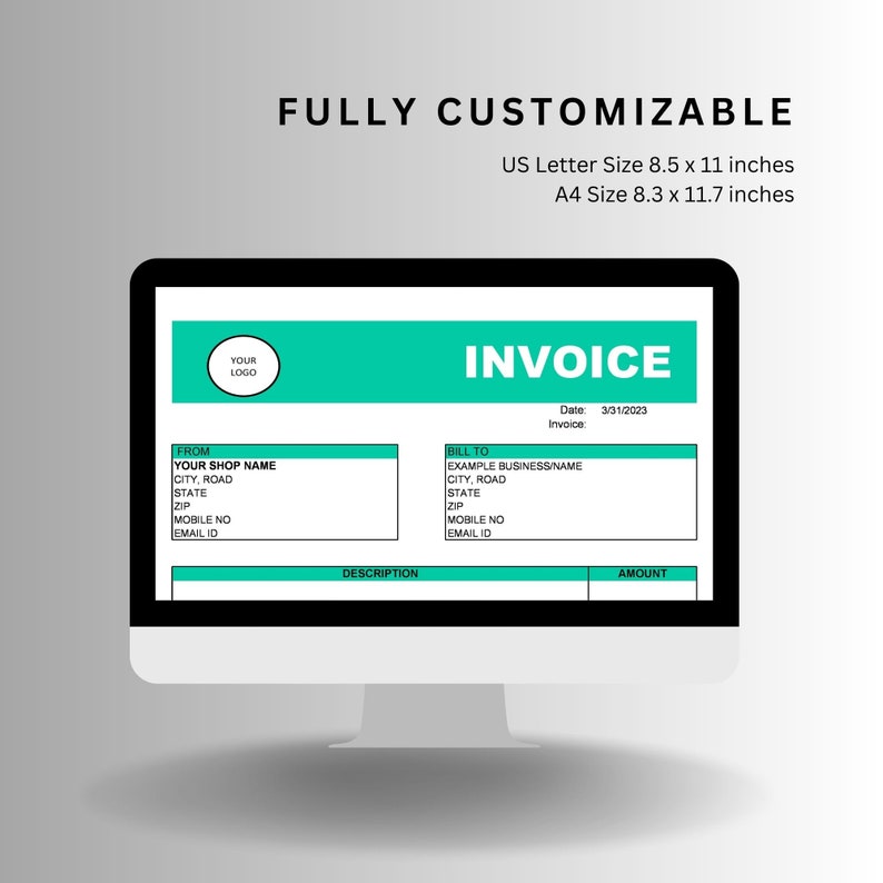 Invoice Template Excel Microsoft Word Invoice Template Invoice Excel Microsoft Word And Excel