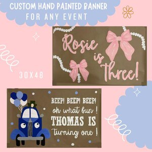 Custom Hand Painted Banners - Etsy