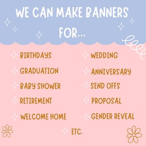 Custom Hand Painted Banners - Etsy