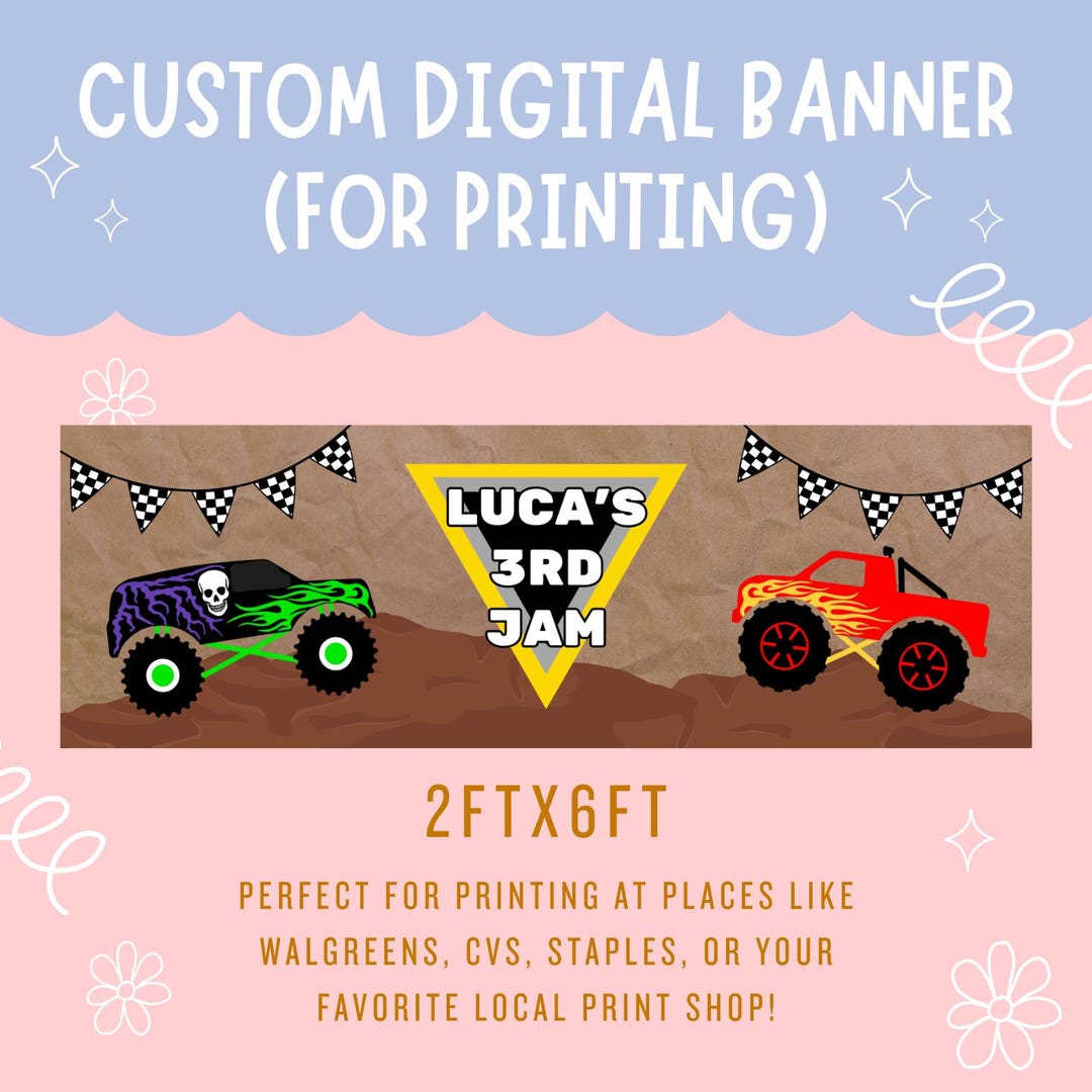 Custom Design Digital Banner for Printing | Walgreens - Etsy