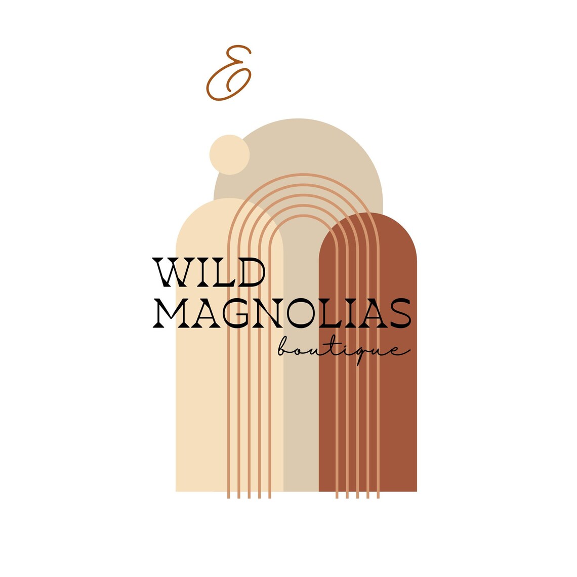 Boho Logo Boho SVG DIY Logo - Etsy