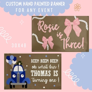 Custom Hand Painted Banners - Etsy