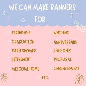 Custom Hand Painted Banners - Etsy