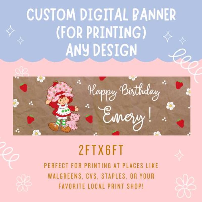 Custom Walgreens Banner - Etsy