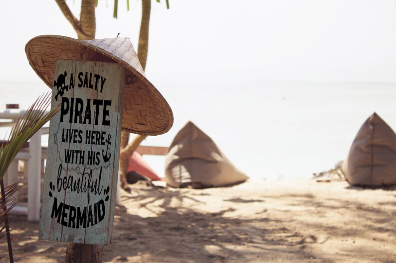 Mermaid and Salty Pirate Design Bundle Mermaid SVG Pirate SVG Nautical ...