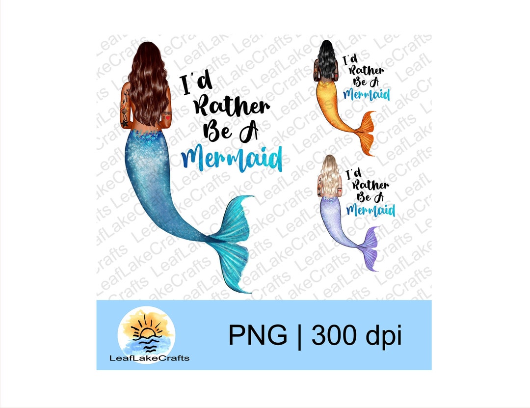 Mermaid PNG, Mermaid Clipart, Nautical Mermaid PNG, Mermaid Tail, Beach ...