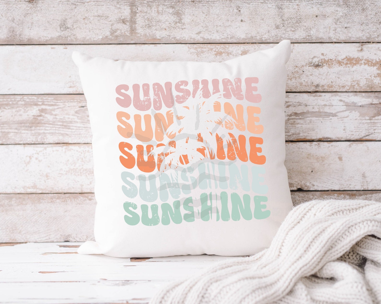 Retro Sunshine Design - Sunshine SVG/PNG - Summer Vibes - Groovy Font ...