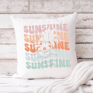 Retro Sunshine Design - Sunshine SVG/PNG - Summer Vibes - Groovy Font ...
