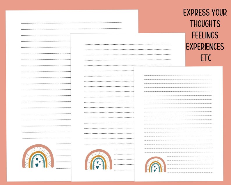 Boho-style Digital Printable Journal - Gratitude, Great Things ...