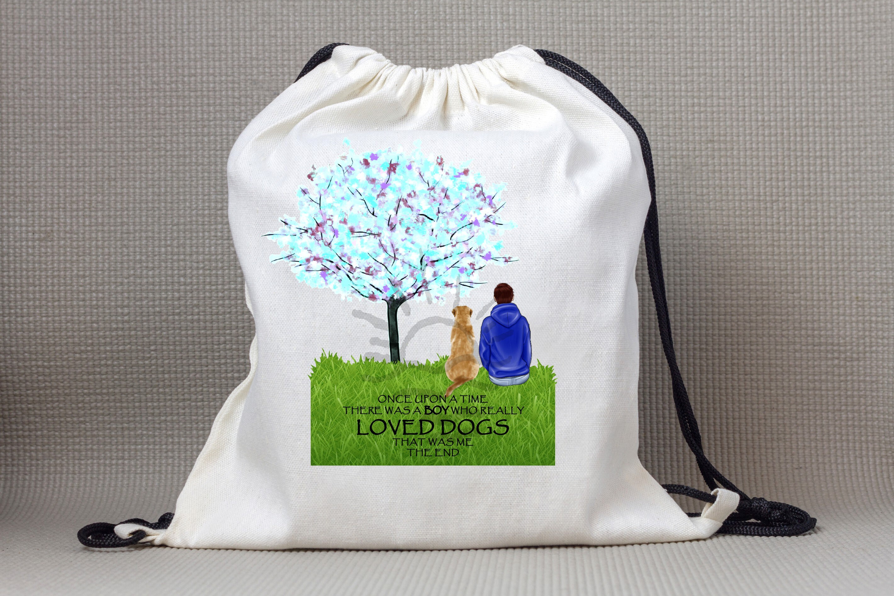 Boy Who Loved Dogs Story - Design for Boys - Avid Reader - Dog Lover ...