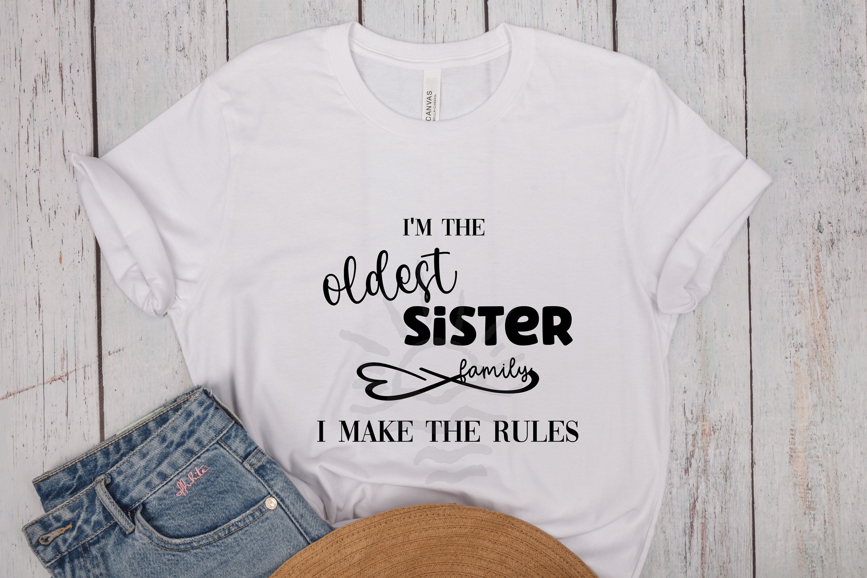 Matching Sister Rules- Oldest, Middle, Youngest Sister- up to 5 Sisters ...