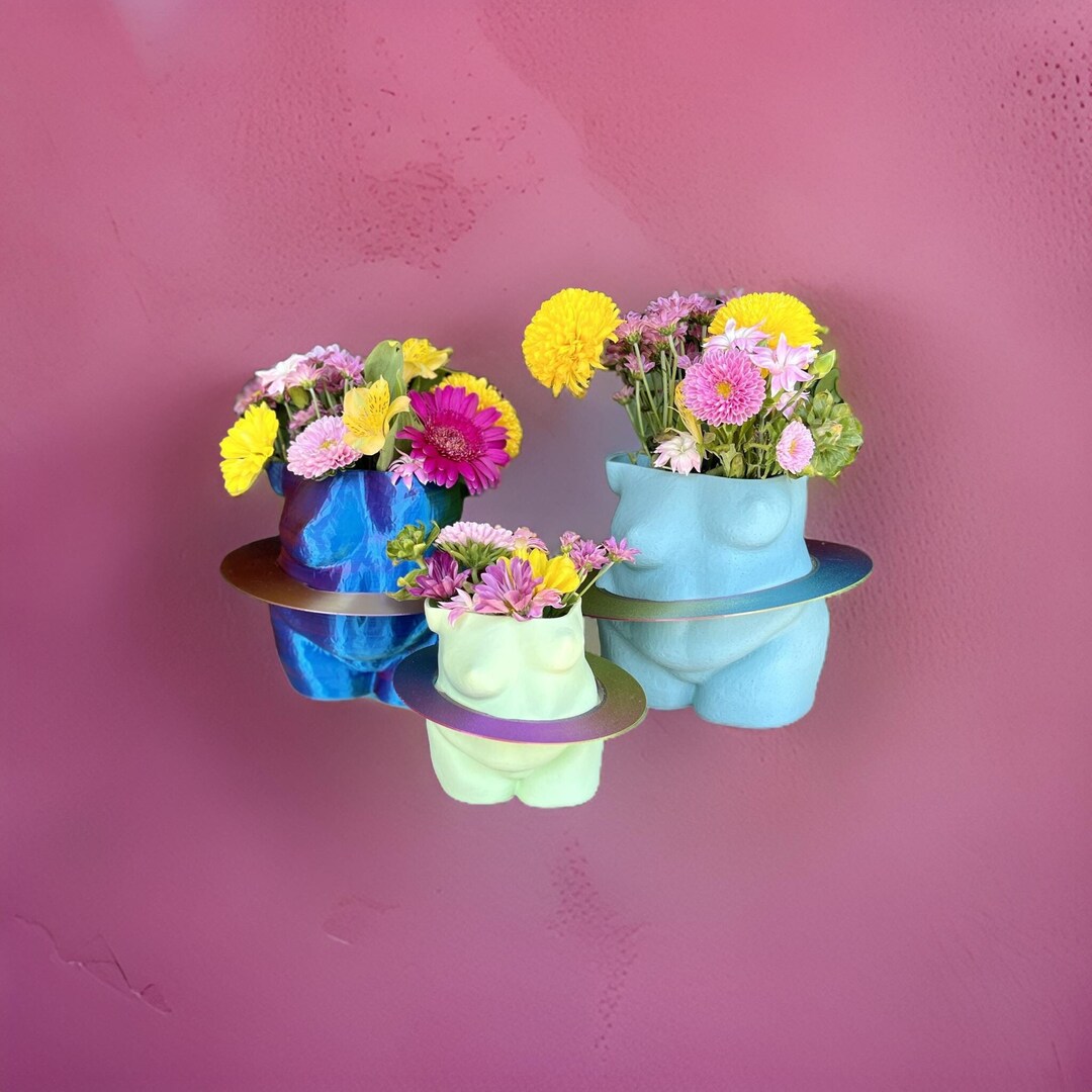 Vase Celestial Bodies LARGE for Flowers Colorful Beautiful Planetary ...