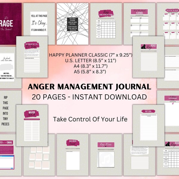 Mental Health Planner - Etsy