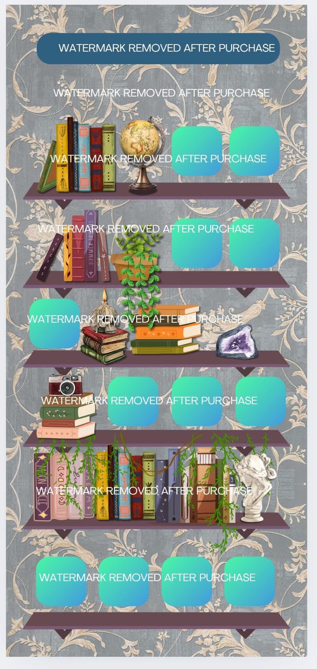 Bookish Theme Wallpaper for Samsung. Booktok Phone Wallpaper - Etsy