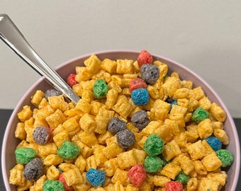 Cereal Bowl Wall Decor Pink Captain Crunch - Etsy