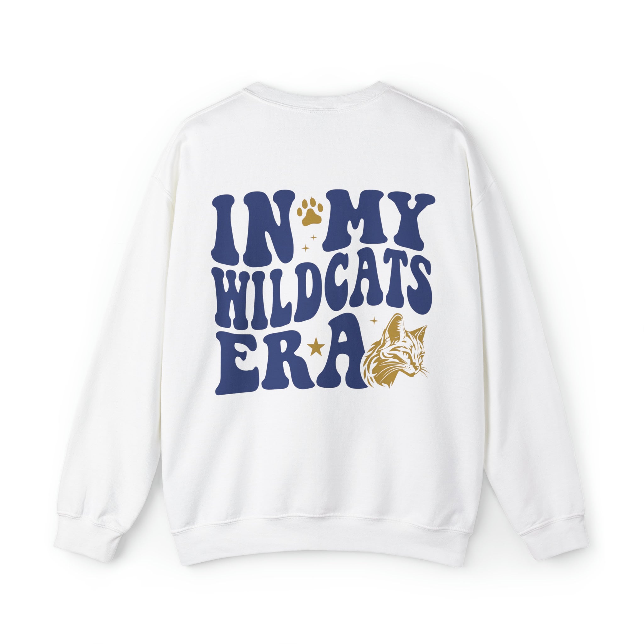 In My Wildcat Era, Blue and White, Crewneck Sweatshirt, Wildcat ...