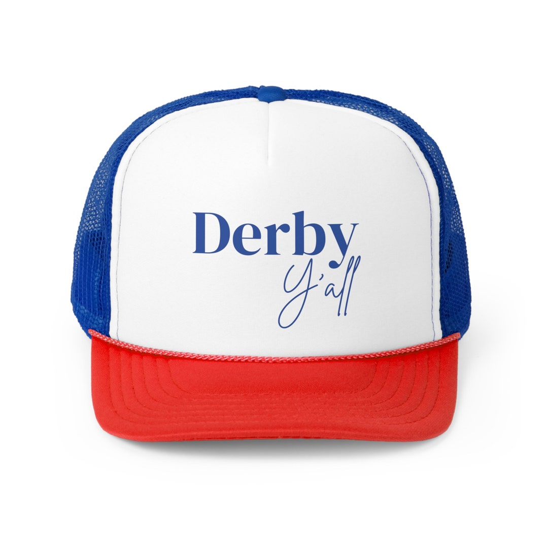 Derby Trucker Hat, Cute Fun Kentucky Derby Hat, in Field Hat, Out Field ...