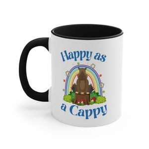 Capybara Mug, Happy as a Cappy, Capybara Coffee Mug, 11oz, Capybara ...