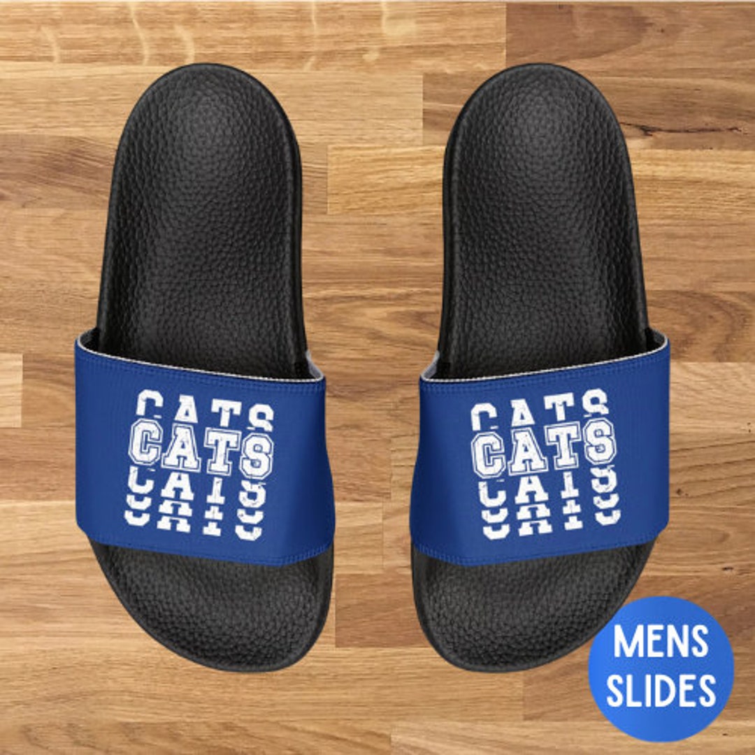 Kentucky Men's Slide Sandals, CATS, Slides, Sandals, Shower Shoes ...