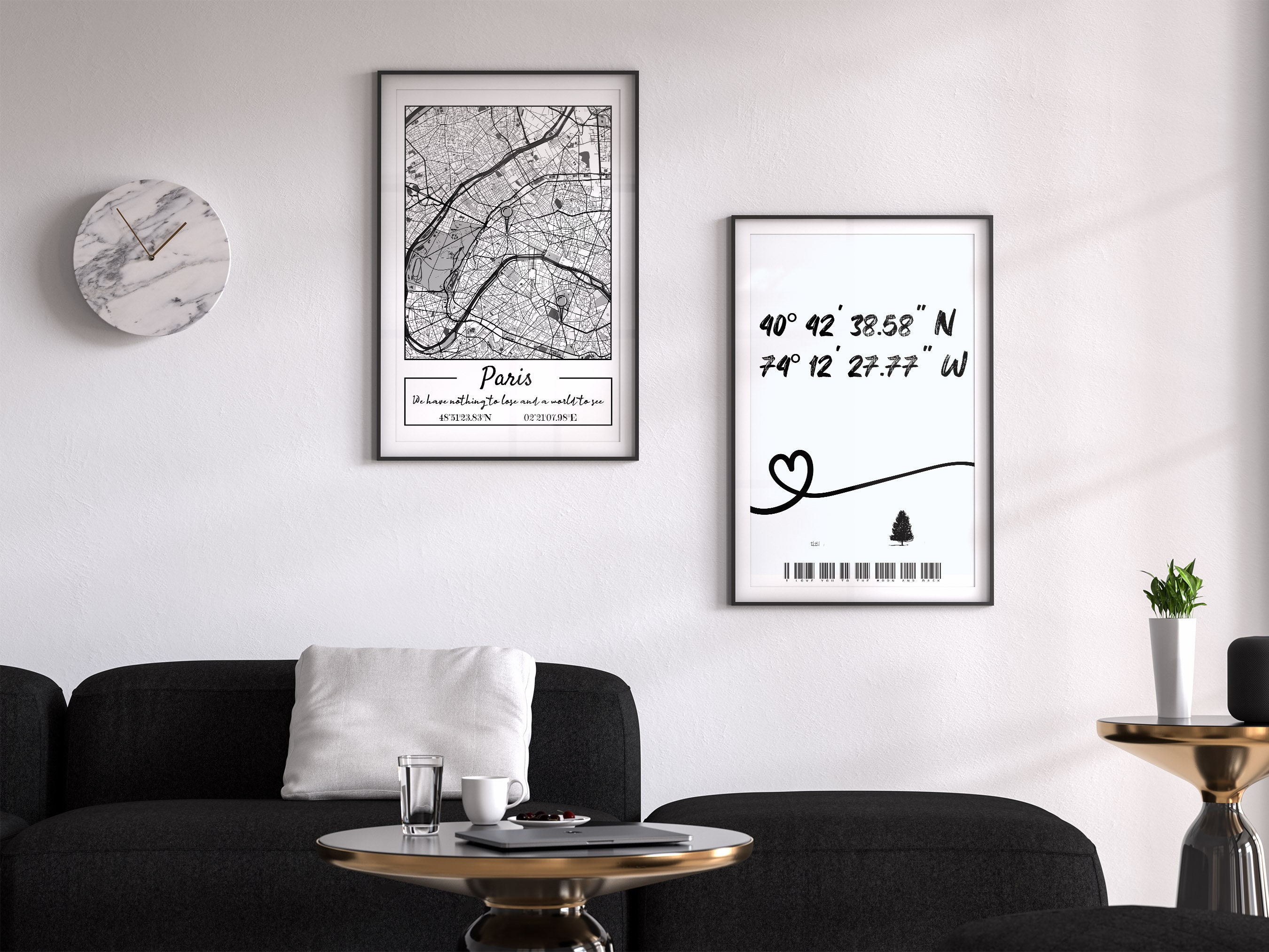 Personalized Map Our First Home Map Custom City Map Print Where We ...