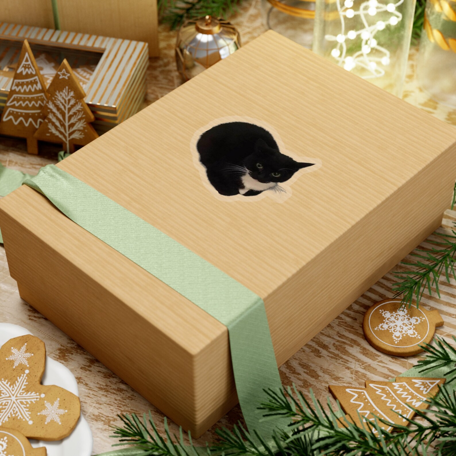 Maxwell the Cat Kiss-cut Stickers - Etsy