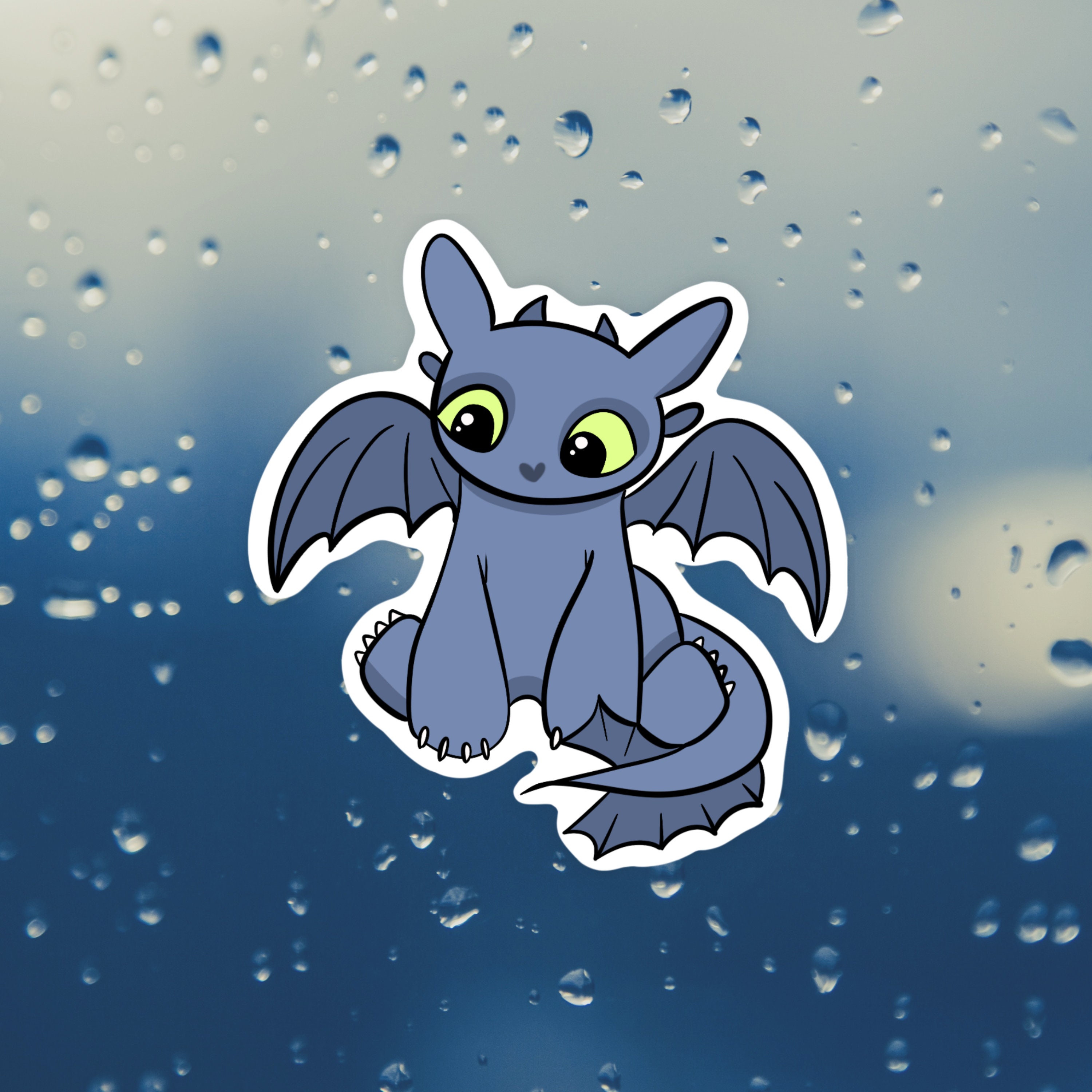 Toothless How to Train Your Dragon Sticker | Cute Dragon Rider | Sci-fi ...
