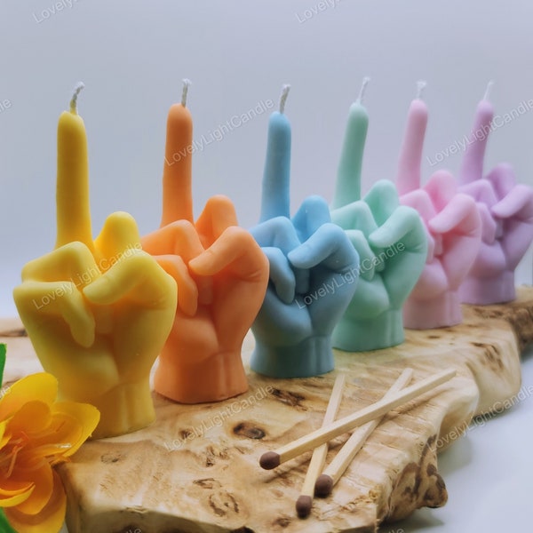 Middle Finger Candle - Etsy Australia