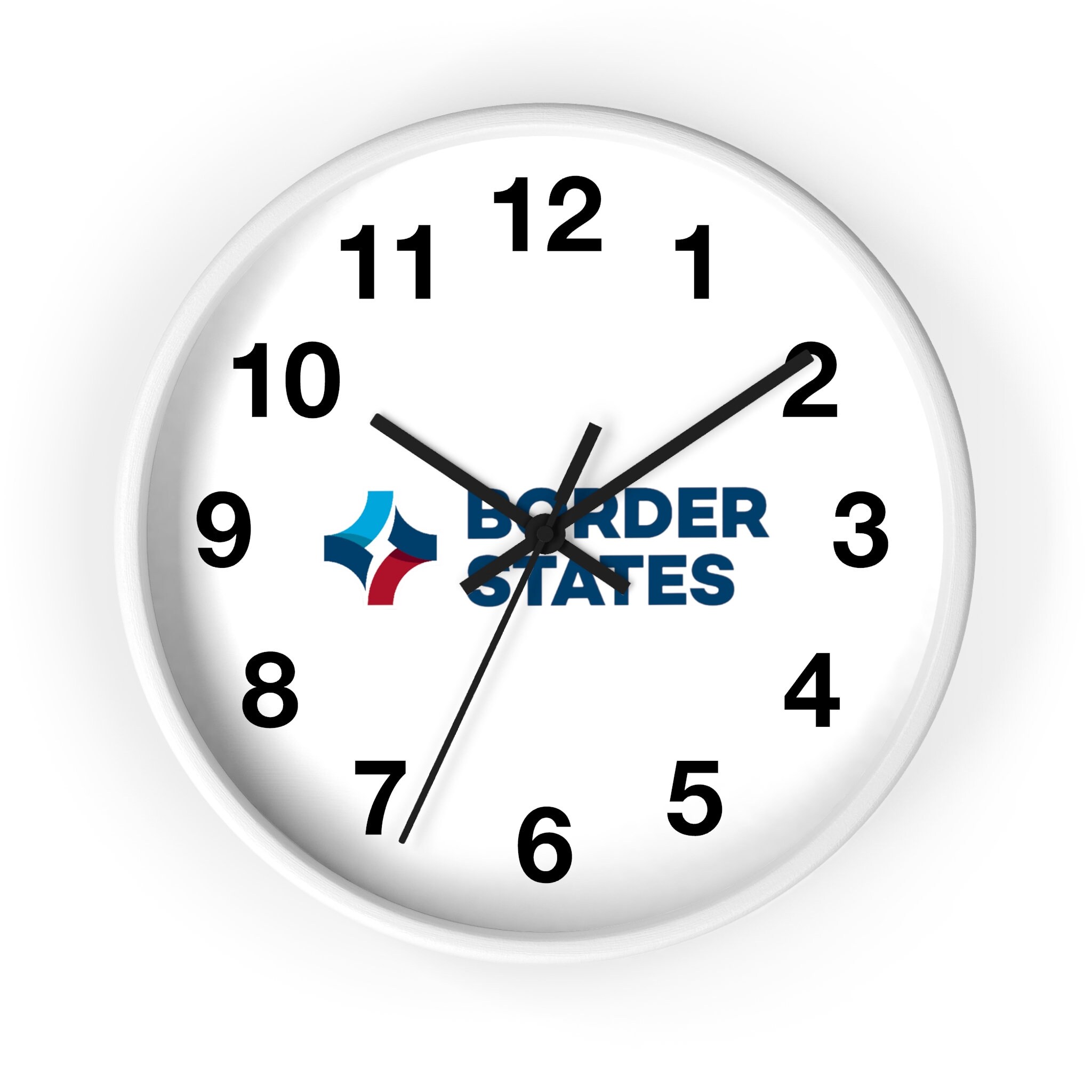 Custom Logo Wall Clock, Company Wall Clock, Your Logo Here, Gift for ...