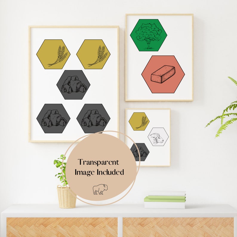 8 Printable Catan Poster Collection. Eight Unique Catan Board Game ...