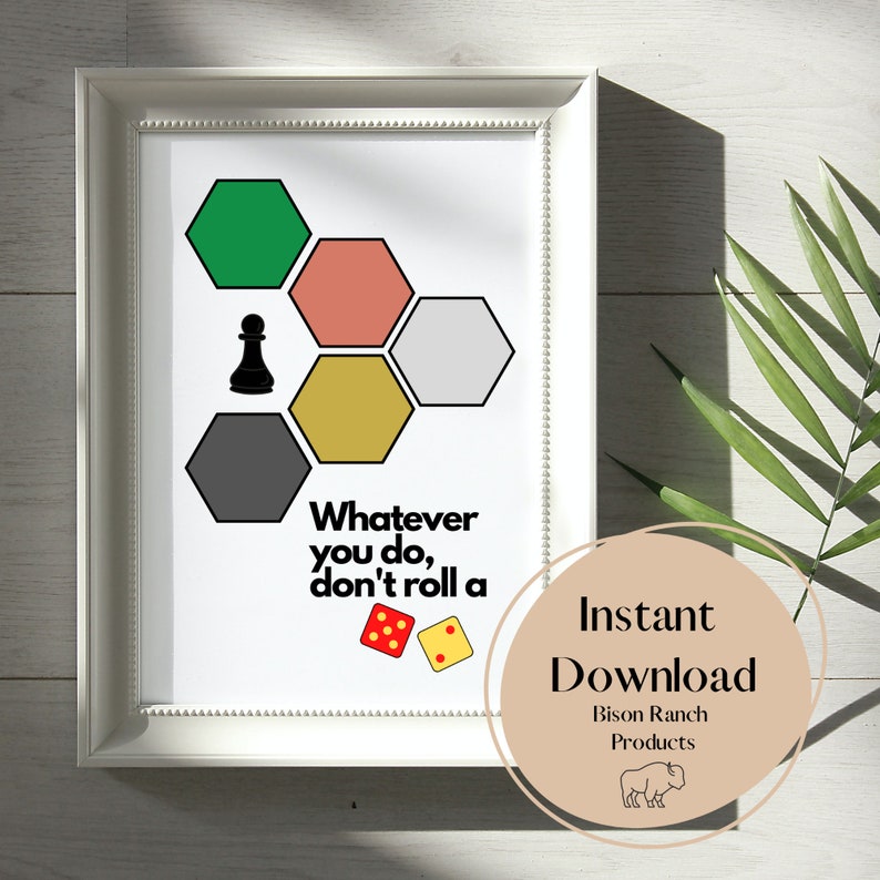 Catan Board Game Poster Set, Resource Art Prints (digital Download) - Etsy