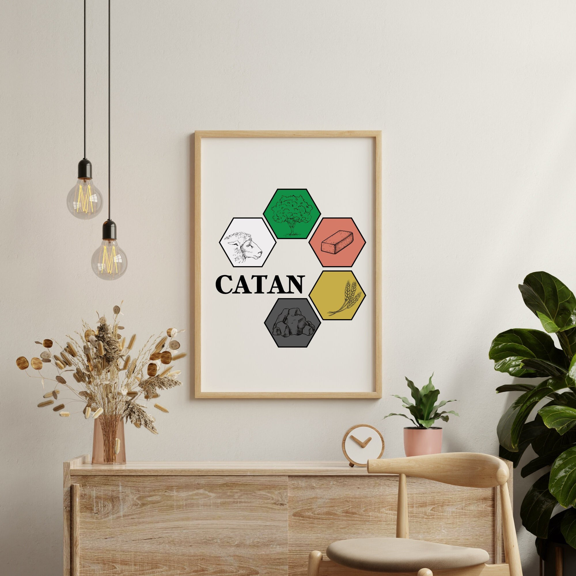 8 Printable Catan Poster Collection. Eight Unique Catan Board Game ...