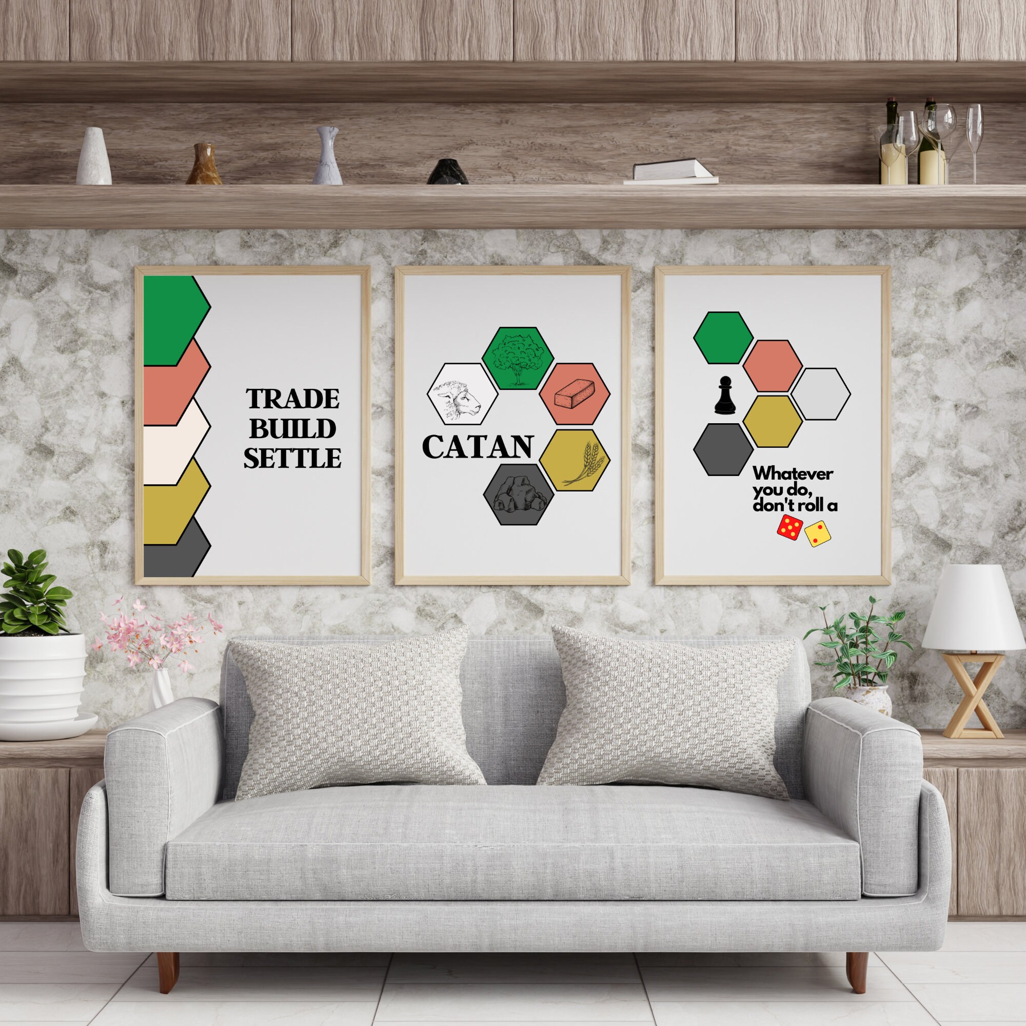 8 Printable Catan Poster Collection. Eight Unique Catan Board Game ...